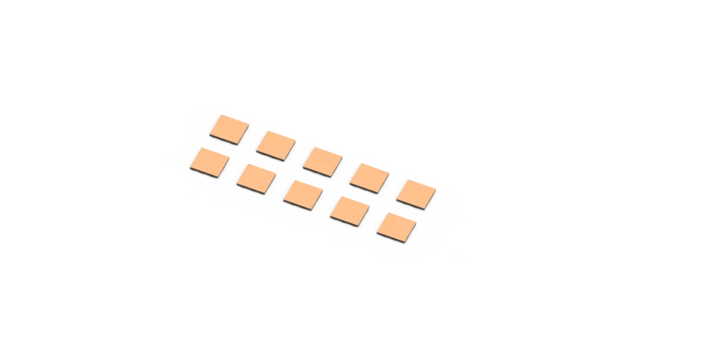 Diamond Heat Spreader with Copper Coated Metalized Surface - 6CCVD Supplies